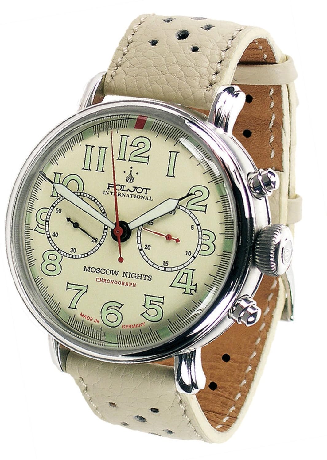 Poljot International "Moscow Nights" Mechanical Chronograph Russian ...