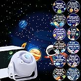 Aurelema Bible Verses Projector Galaxy Projector Includes 12 ...