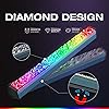 AsiaHorse Acrylic ARGB LED Strip for PC Case with 5V 3-pin ARGB LED and ...