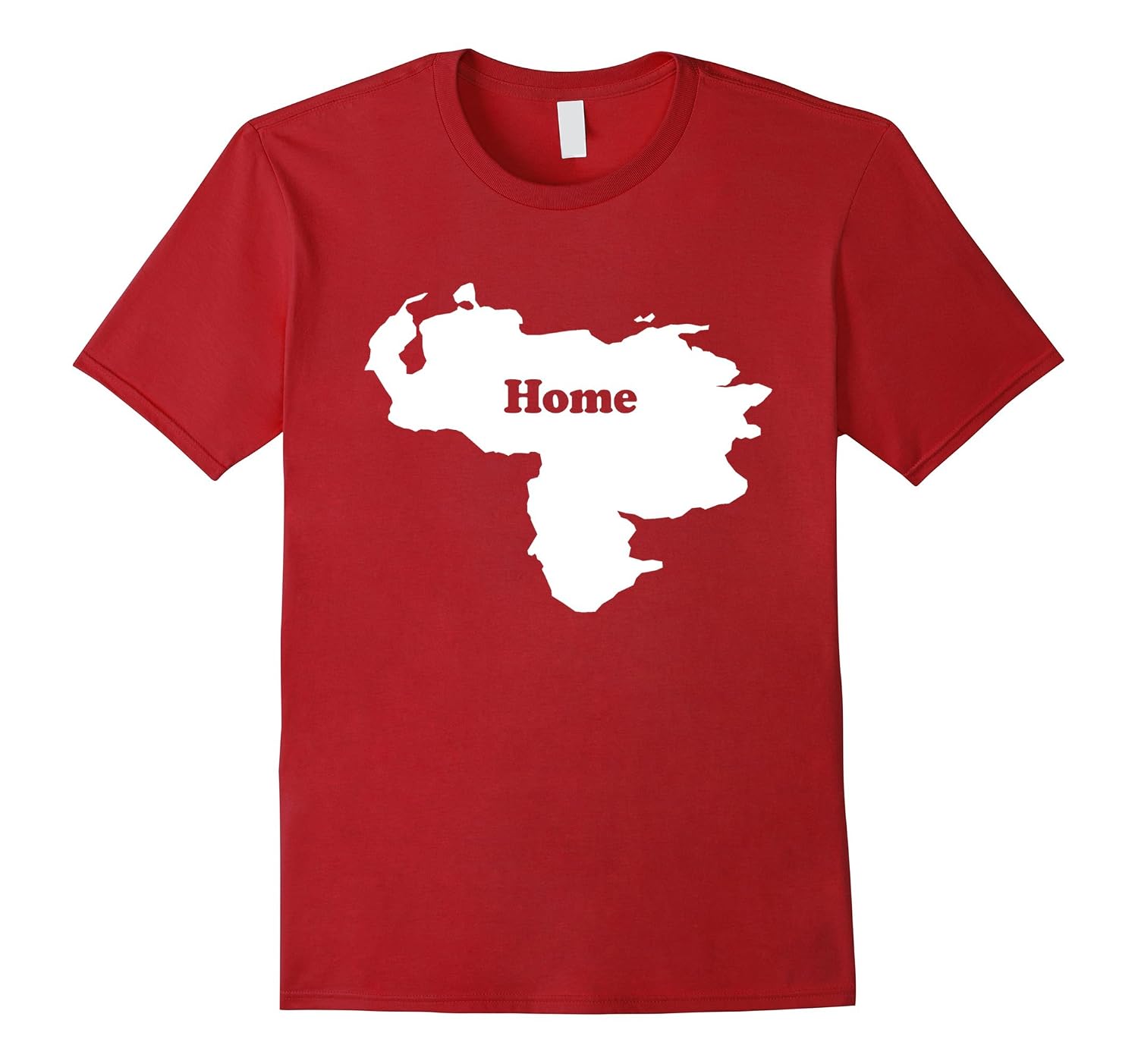 Venezuela My Home Map Outline Shape Funny T-Shirt-TD – Teedep
