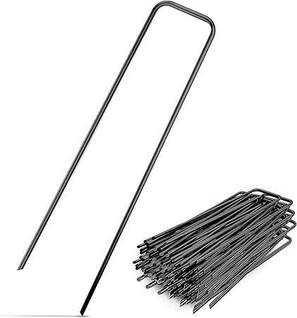 GardenGloss® Erdanker unverzinkt - Stabile Bodenanker für Unkrautvlies ...