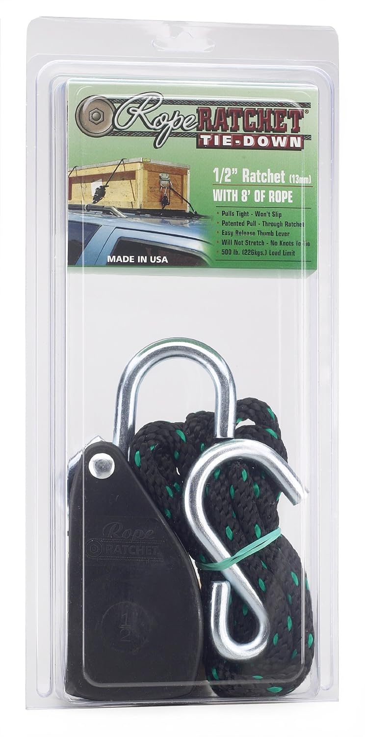 Rope Ratchet 10035 Ratchet Tie Down 15 Feet Long 15 Feet Long ...