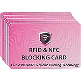 Amazon.com: SaiTech IT 5 PK RFID Blocking Cards Protect Your Entire ...