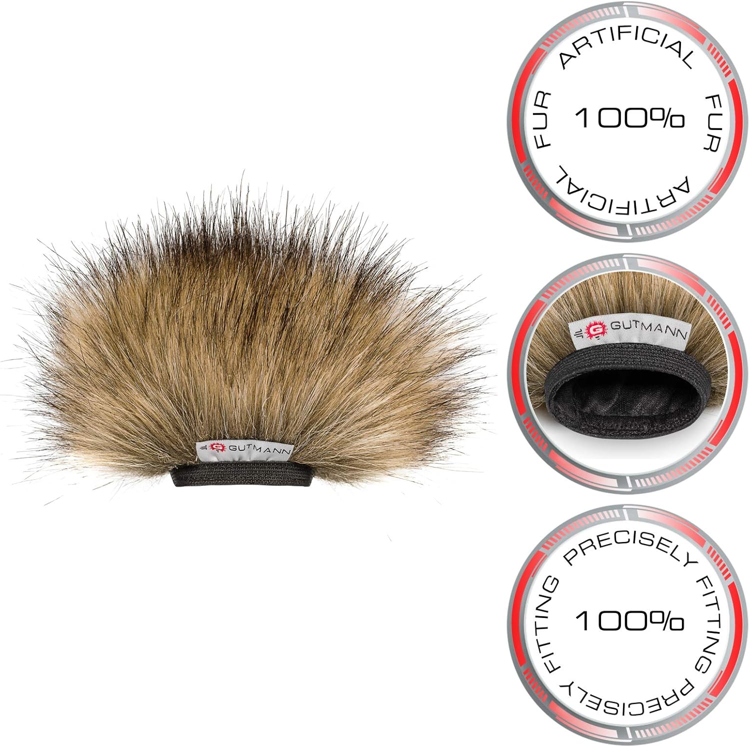 Gutmann Fur Microphone Windshield Windscreen for Zoom H2n Special Model ...