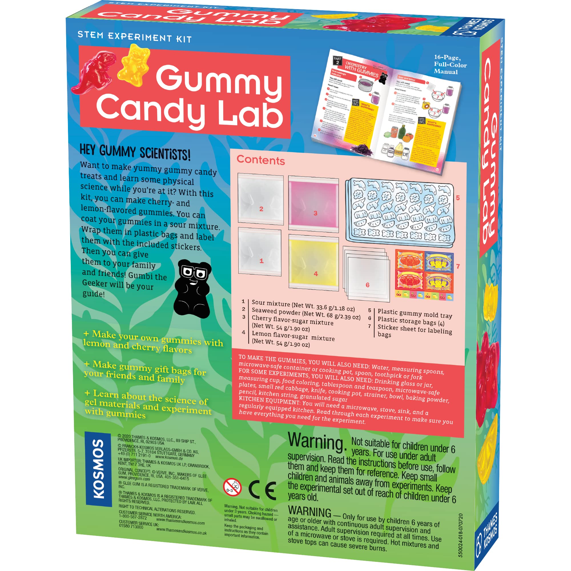 Mua Thames & Kosmos Gummy Candy Lab - Bears, Fruit, Dolphins ...