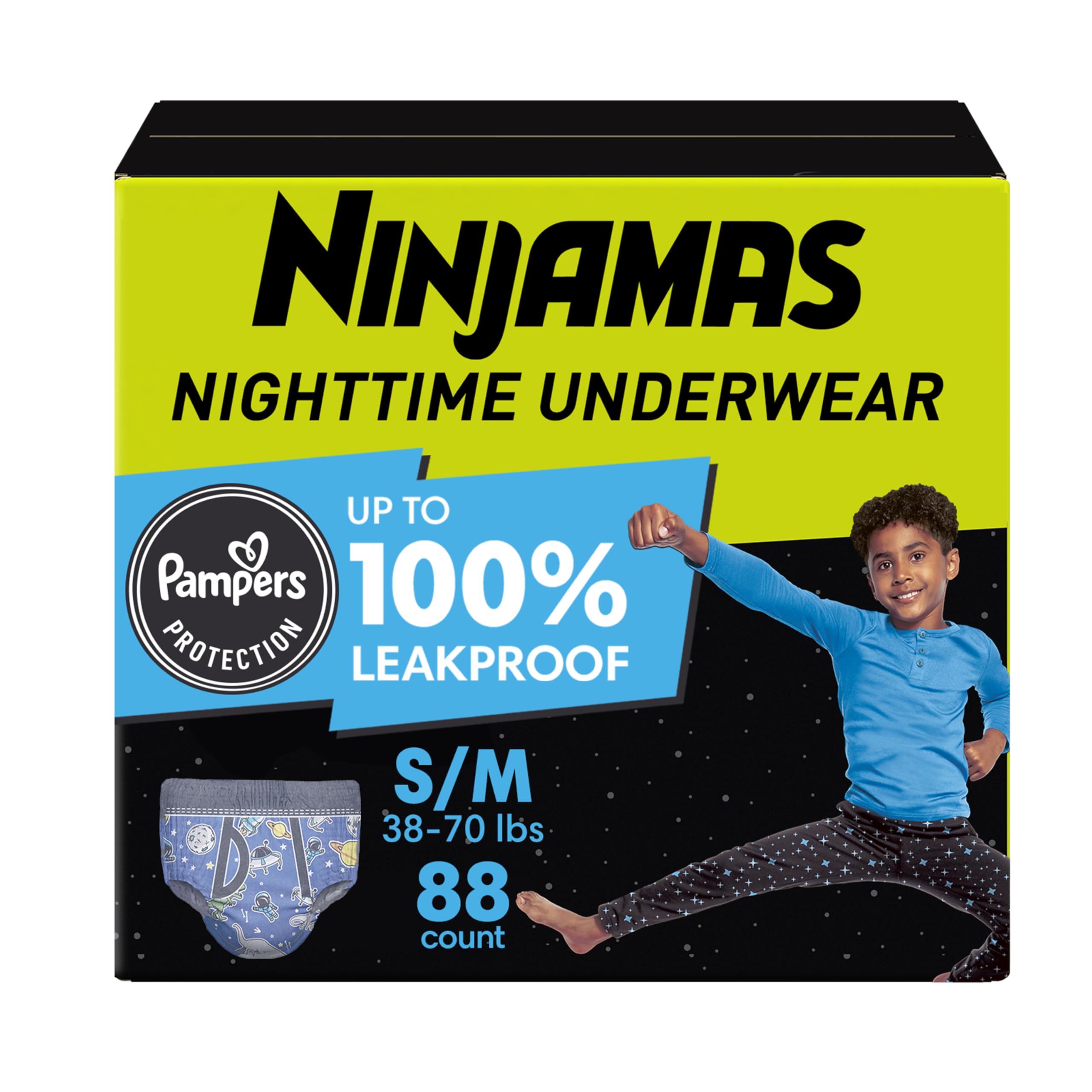 Mua Pampers Ninjamas Nighttime Bedwetting Underwear Boys - Size S/M (38 ...