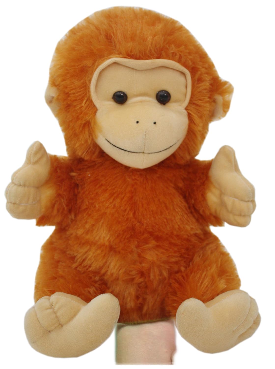 Buy Stuffed Monkey Hand Puppet Brown 29x21x20 cms Online at Low Prices ...