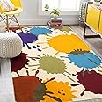 Amazon.com: STARUIA Colorful Area Rug, 5'x7' Classroom Rug for Kids ...