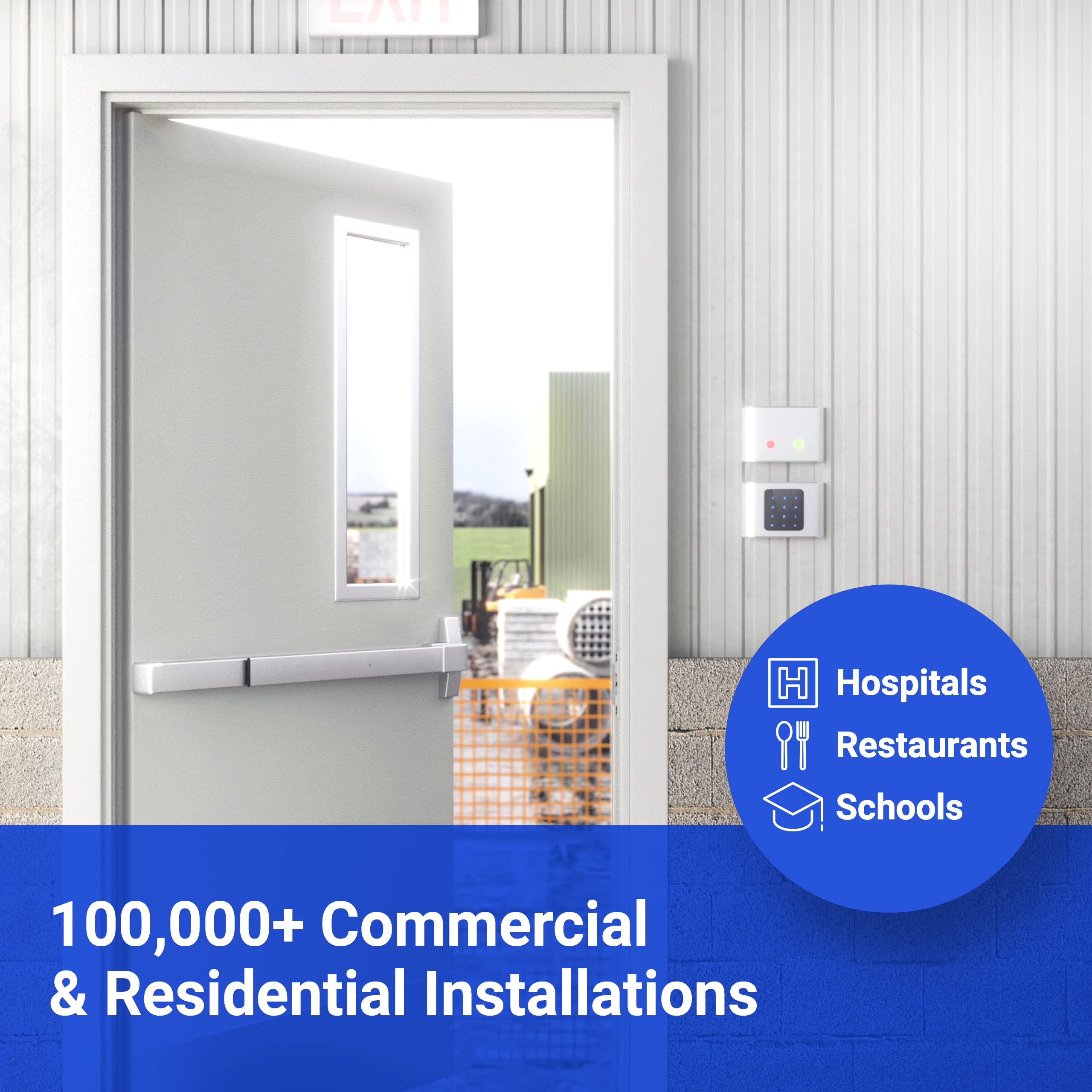 Mua Commercial Push Bar Panic Exit Device (Silver) - Panic Bars for ...