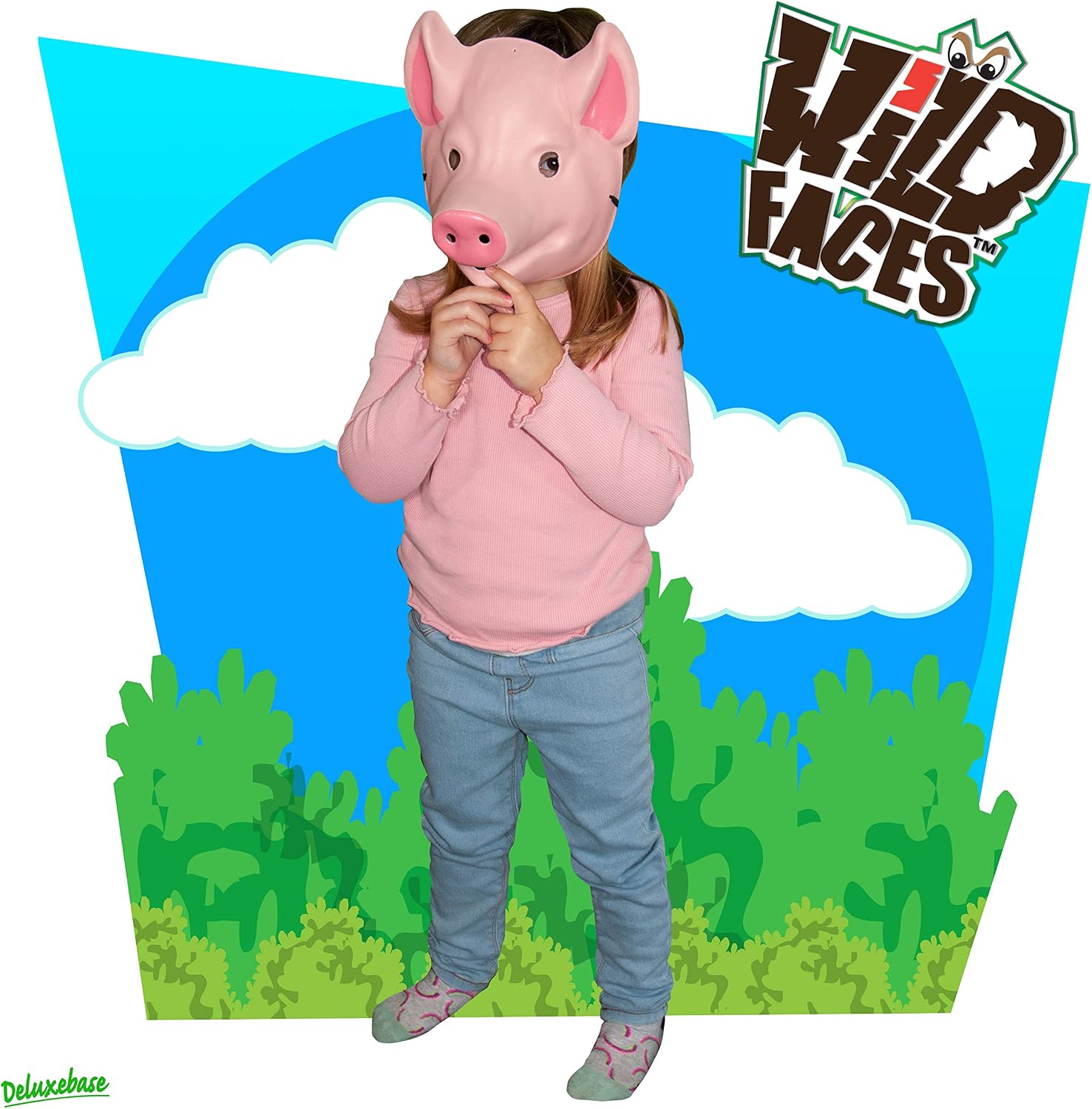 Wild Faces – Pig from Deluxebase. Safe foam animal masks for kids ...