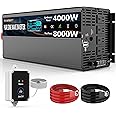 Amazon.com: Pure Sine Wave Power Inverters 4000W 12V DC to AC 110V 120V Peak Power 8000W with ...