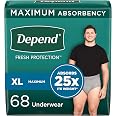 Amazon.com: Depend Fresh Protection Adult Incontinence Underwear for ...