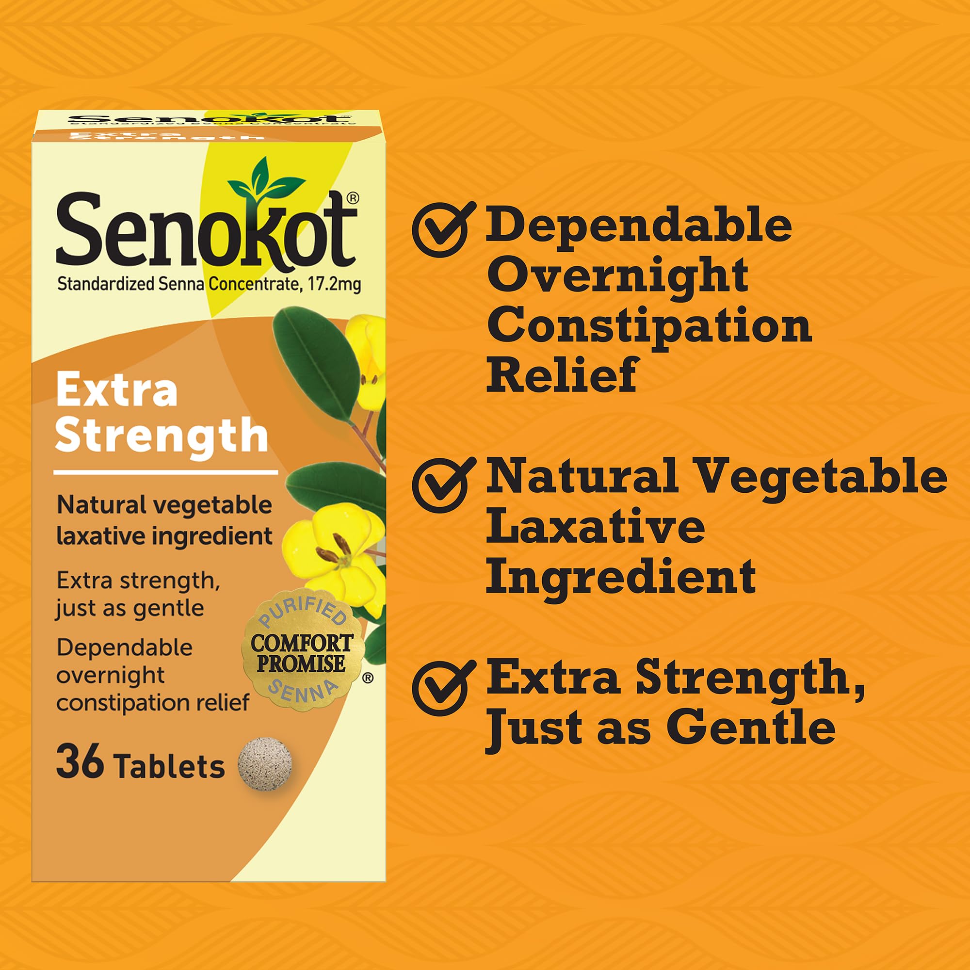 Mua Senokot Extra Strength Natural Vegetable Laxative for Gentle ...