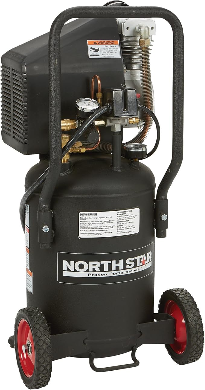 Amazon.com: NorthStar Portable Electric Air Compressor - 1.5 HP, 8 ...