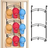 Amazon.com: HapiRm Over Door Hat Rack - Wall Mounted Hat Organizer with ...
