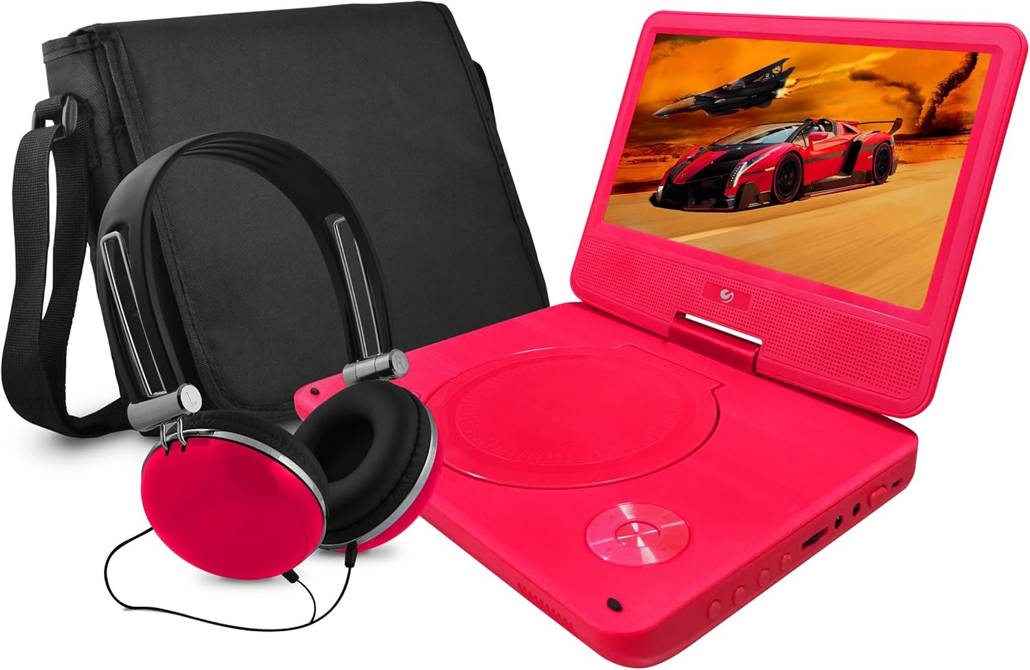 Amazon.com: Ematic EPD929RD Portable DVD Player with 9-Inch Swivel ...