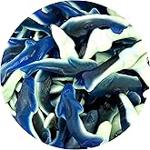 Amazon.com : Blue Sharks Gummy Candy |2-Pound Bag | Made with Real Fruit Juice : Grocery ...