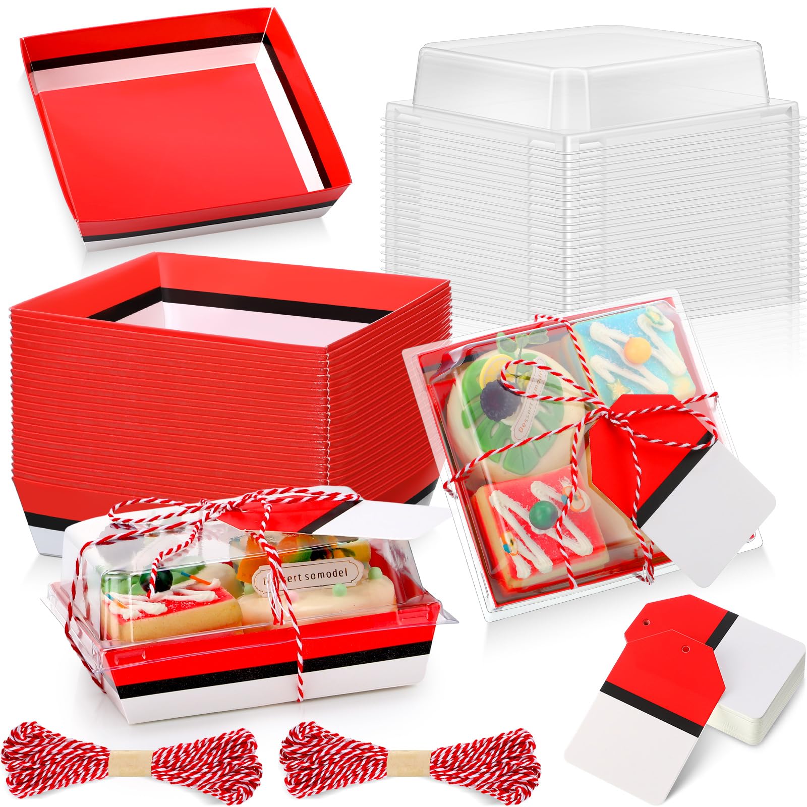 Cartoon Animation Birthday Party Supplies Charcuterie Boxes Red White ...