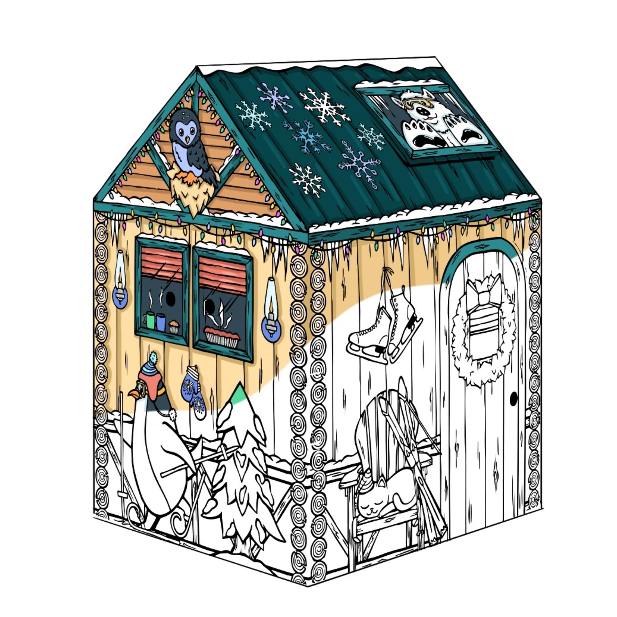 Mua Bankers Box Bankers Box at Play Color in Winter Cottage Playhouse ...