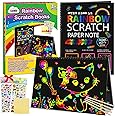 Amazon.com: ZMLM Scratch Paper Art-Craft Gifts - Rainbow Scratch Off ...