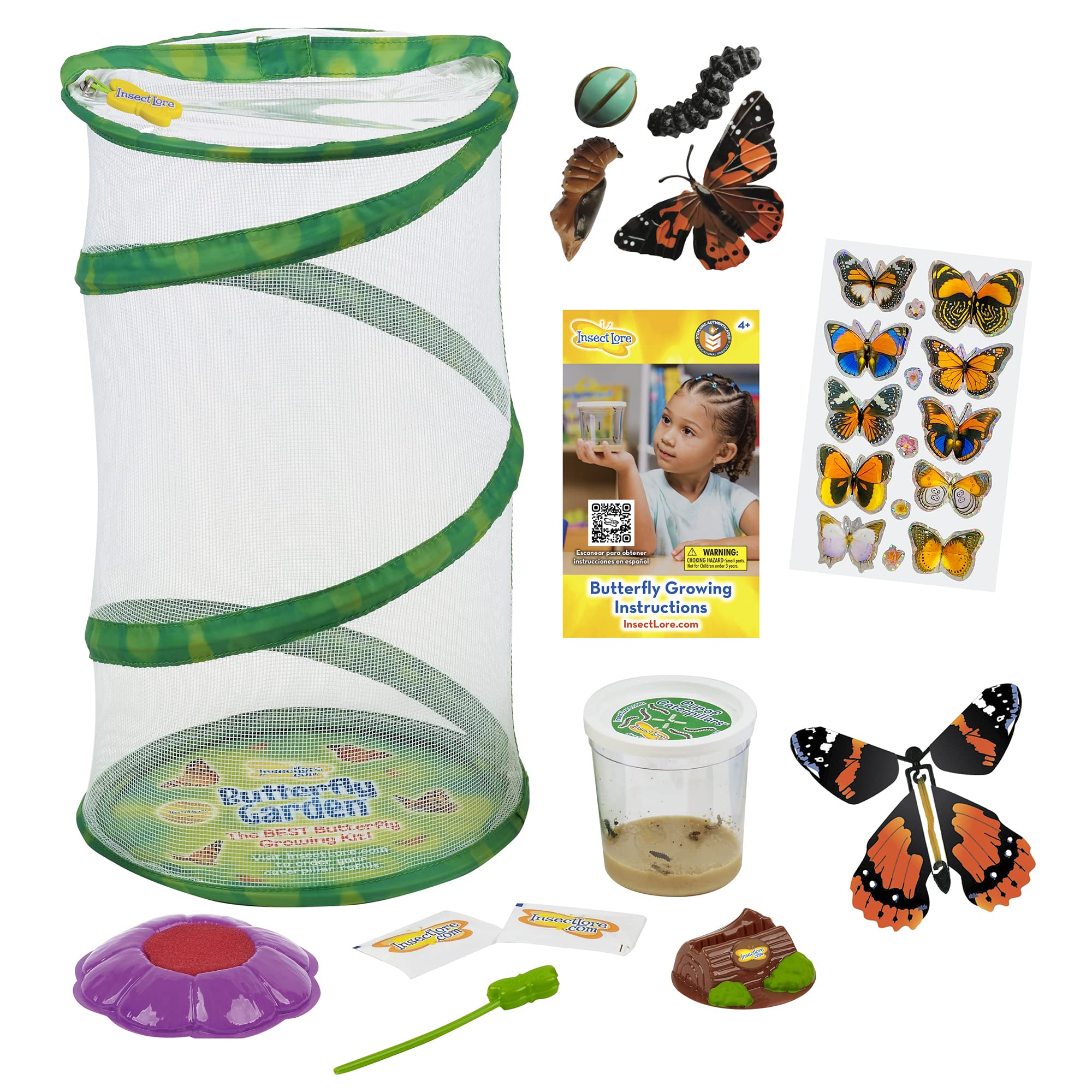 Mua Insect Lore Butterfly Garden - 8" Habitat | 1 Cup of Live Baby ...