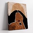 Amazon.com: Tuyashua Black Woman Wall Art Canvas Poster Decorative with Frame (11.5×15 inch ...