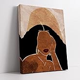 Amazon.com: Tuyashua Black Woman Wall Art Canvas Poster Decorative with Frame (11.5×15 inch ...
