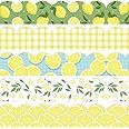 Amazon.com : Whaline 69 Feet Summer Lemon Bulletin Board Borders Lemon ...