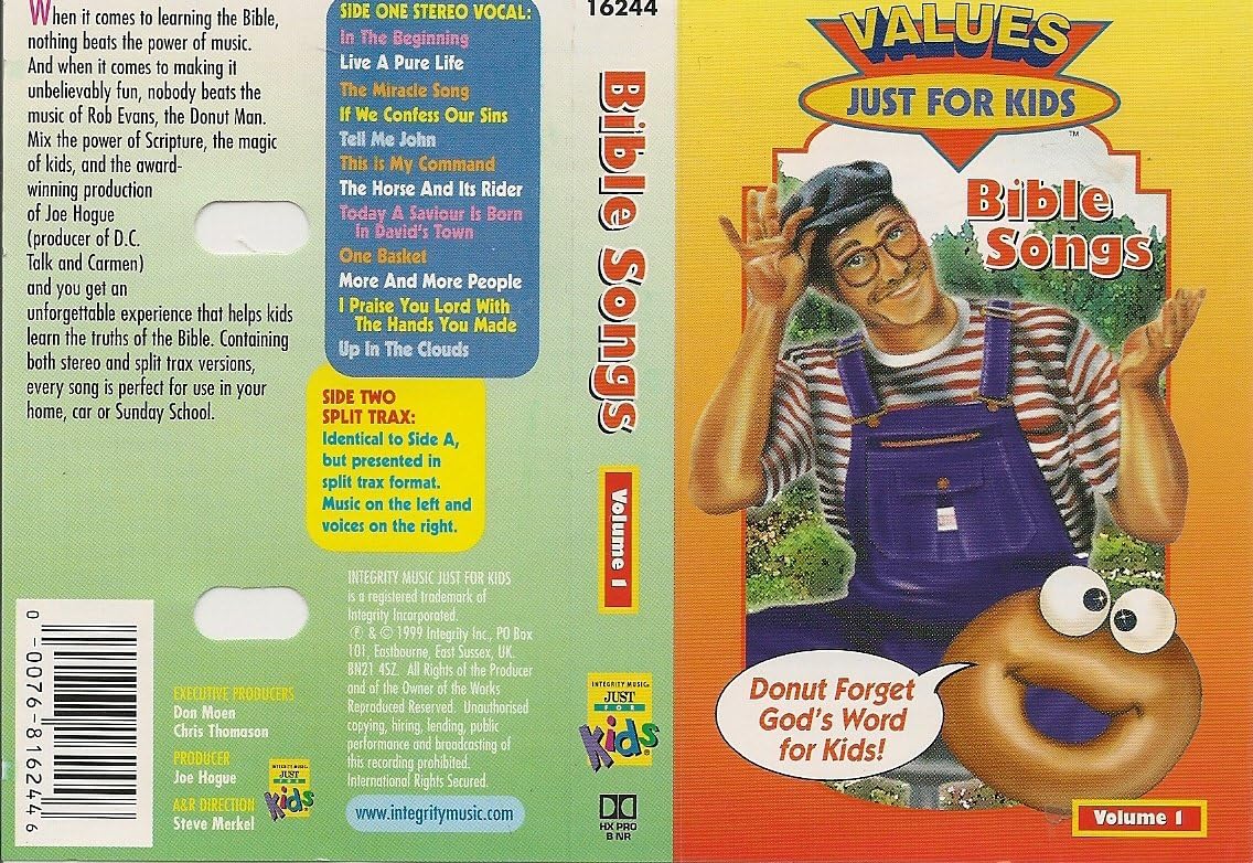 Vol. 1-Donut Man Bible Songs [CASSETTE]: Amazon.co.uk: Music