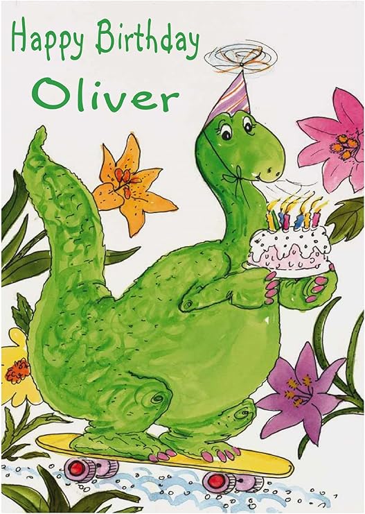 Oliver Birthday Card: Amazon.co.uk: Office Products