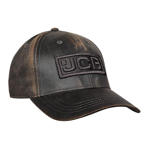 JCB - Work and Casual Wear - Black Cap - Caps for Men and Women - Waxed ...