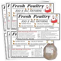 Amazon.com: 120pcs Poultry Freezer Labels with Safe Handling ...