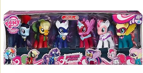 My Little Pony Power Pony Pack: Superhero Mane 6 Ponies Target ...