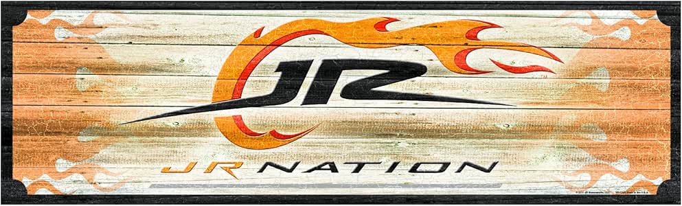 Amazon.com : NASCAR Jr Motorsports Logo 9-by-30 Wood Sign : Street ...