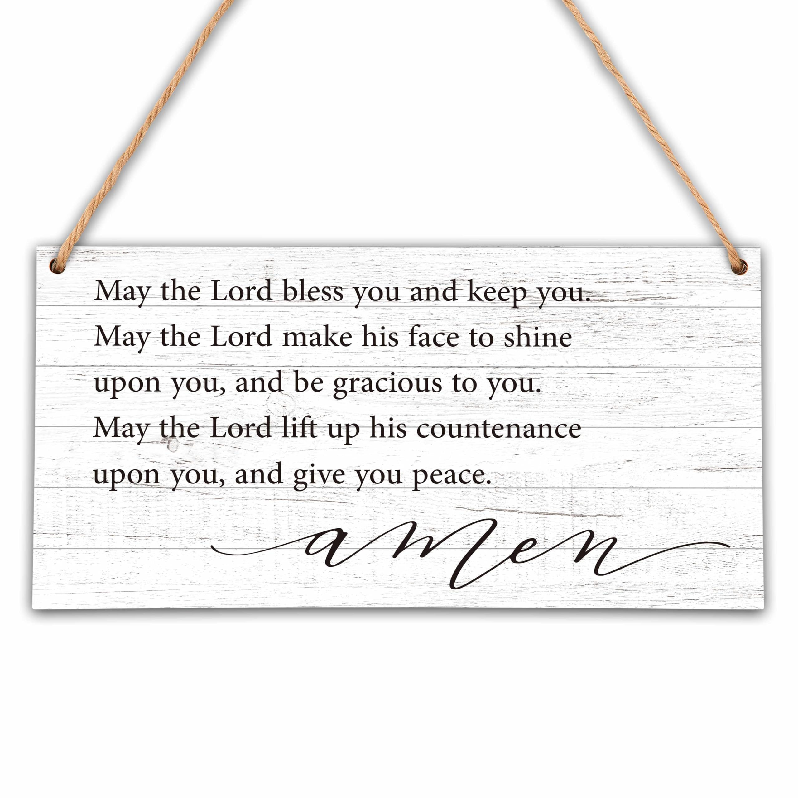 May The Lord Bless You And Keep You Sign, Bible Verse Wall Art ...
