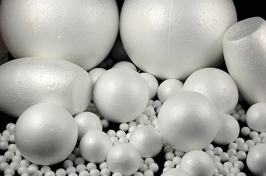 15mm Hard Styrofoam / Polystyrene Balls 100 Per Pack, Perfect for ...