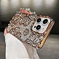 Amazon.com: KANGHAR Compatible with iPhone 15 Pro Max Case Glitter Bling Luxury Plating Gradient ...