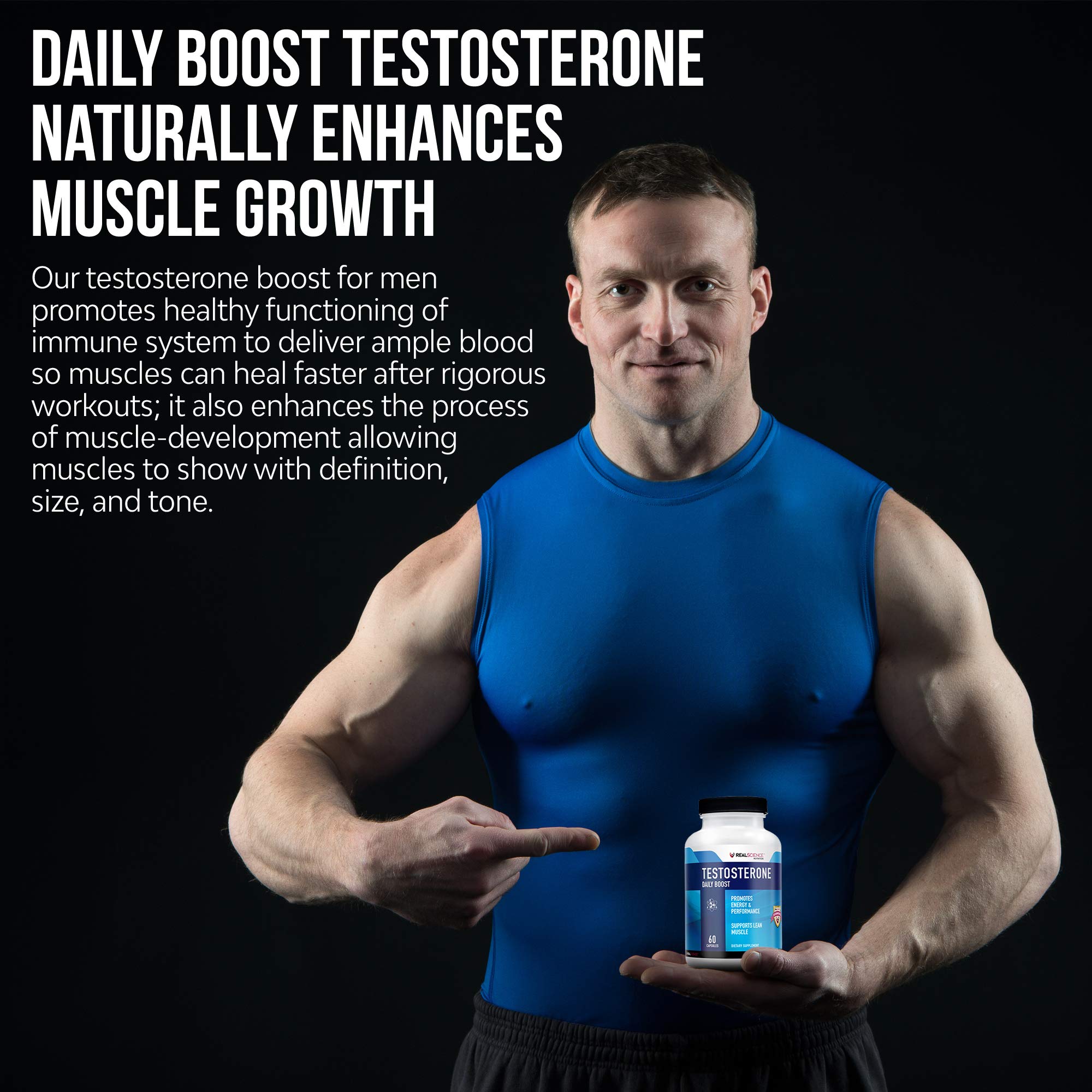 Mua Real Science Nutrition Daily Boost Free Testosterone Booster for ...