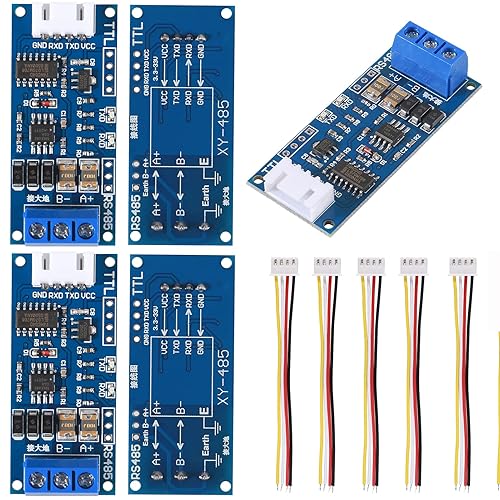 ATNSINC 5Pack TTL to RS485 Adapter Module, 485 to TTL 3.3V/5.0V Signals ...