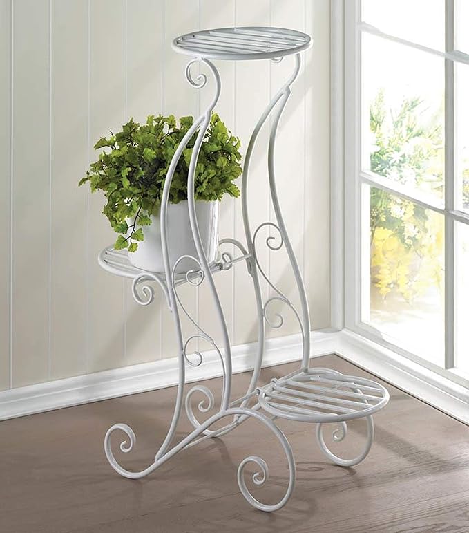 Amazon.com : Aspen Tree 3 Tiered Plant Stand Multi Tier Wrought Iron ...