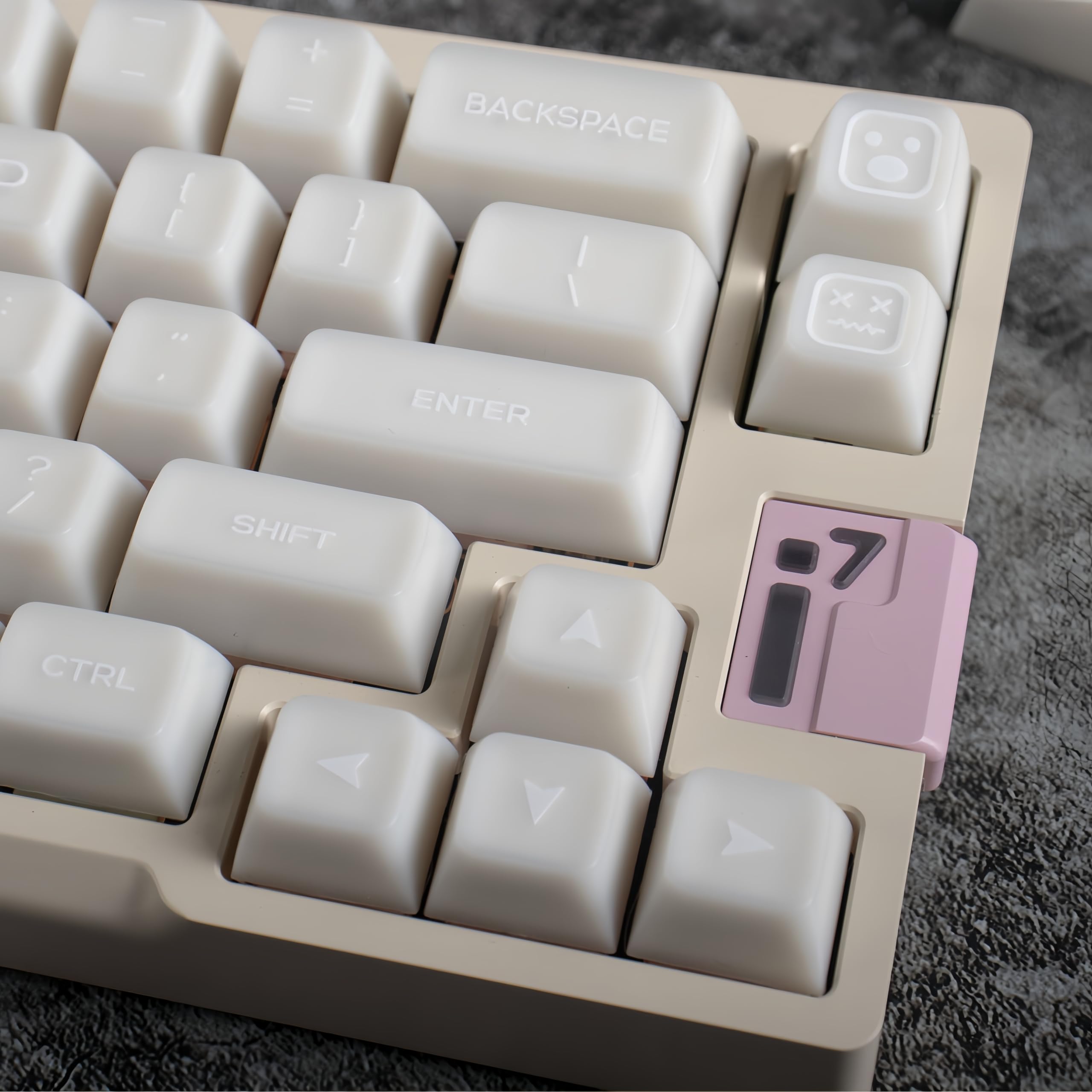 Mua White Jade Keycaps 160 Keys Double Shot PBT Keycaps RSA Profile ...