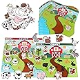 Amazon.com: Farm Animal Math Counting Activities Toy, Wooden Montessori ...