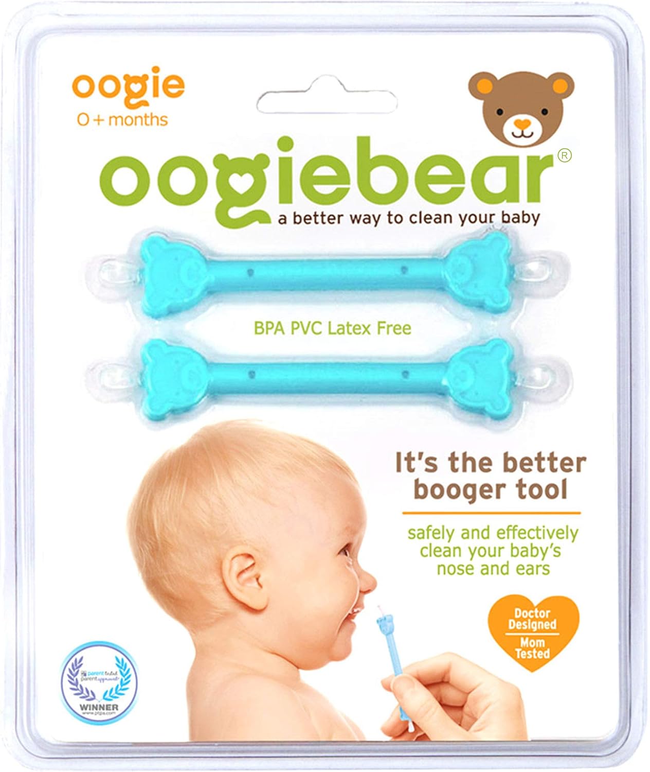 oogiebear - The Safe Baby Nasal Booger and Ear Cleaner; Baby Shower and ...