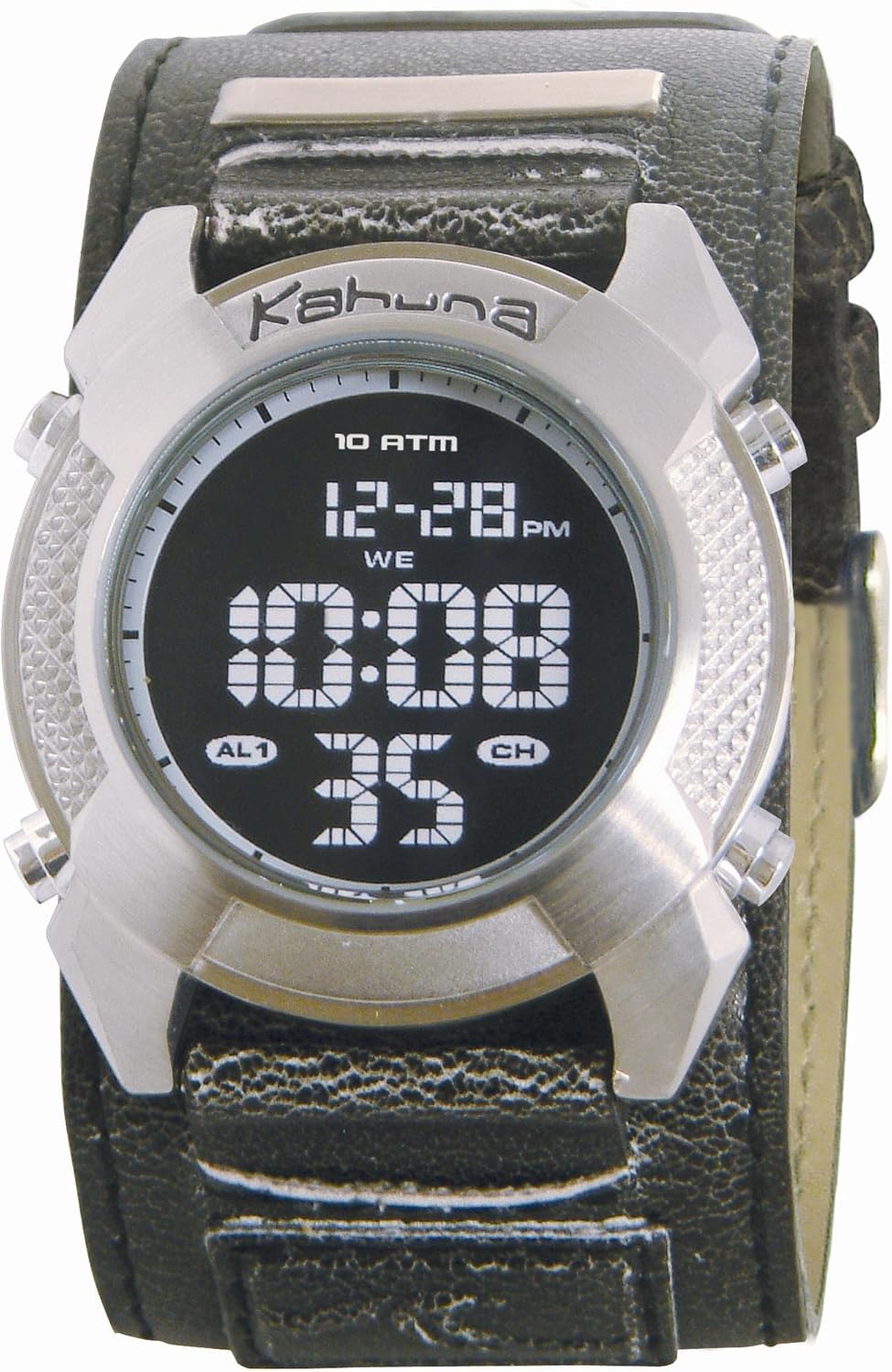 Kahuna 252-5501G Mens Digital Black Cuff Watch: Kahuna: Amazon.co.uk ...