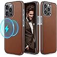 Amazon.com: LOHASIC Compatible with Magsafe for iPhone 15 Pro Max Case, Luxury Leather Business ...