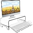 Amazon.com: AMT 5.7 Inch Acrylic Monitor Stand and Laptop Riser with ...
