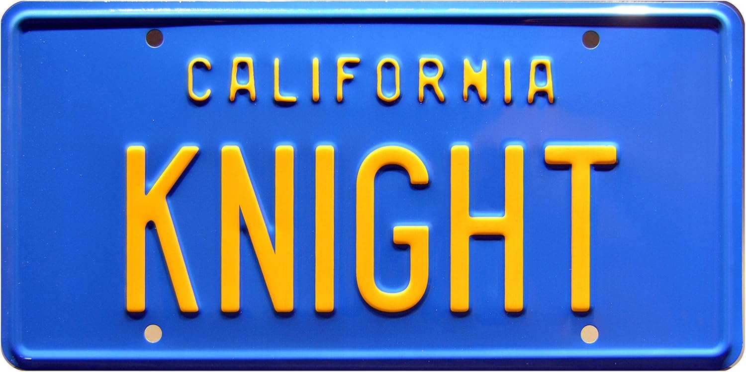 Knight Rider | KNIGHT | Metal Stamped License Plate: Amazon.fr: Cuisine ...
