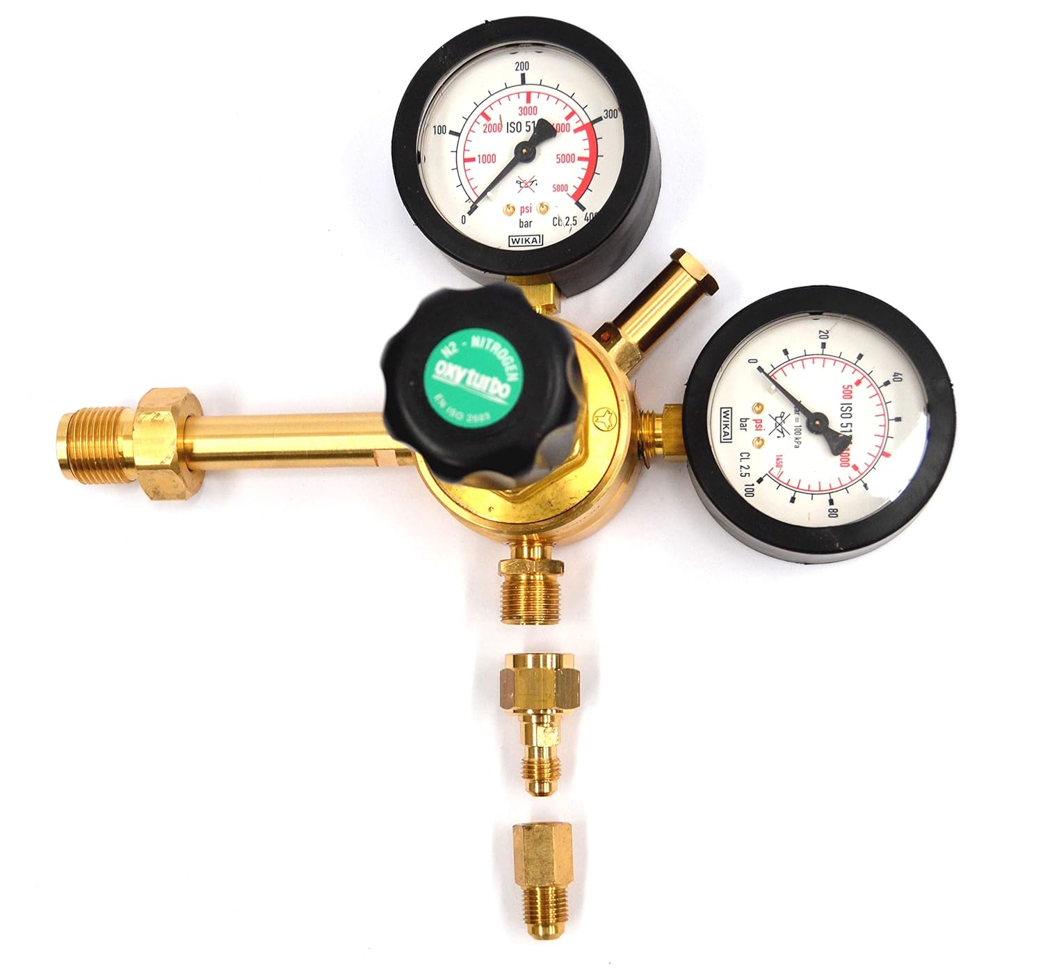 SUPERSAMASTORE Riduttore di Pressione AZOTO con valvola di Sicurezza ...