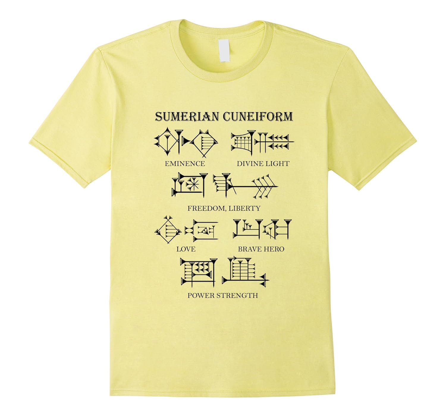 Sumerian Cuneiform Symbols And Meanings