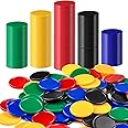 Amazon.com: Coopay 500 Pieces Plastic Learning Counters Disks Bingo ...
